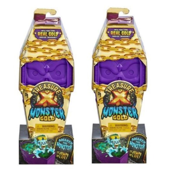 Toys | Treasure X Monster Gold Monster Coffin 13 Levels Of Adventure ...